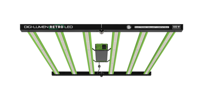 Digi-Lumen Array Full Spectrum 6 Bar LED 600W with PWM Digital e ...