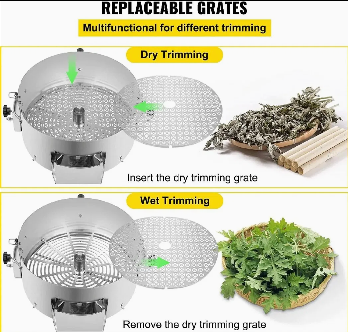 EP TRIM BOSS 16" 2-in-1 Precision Bud Trimming Machine (Wet or Dry ...