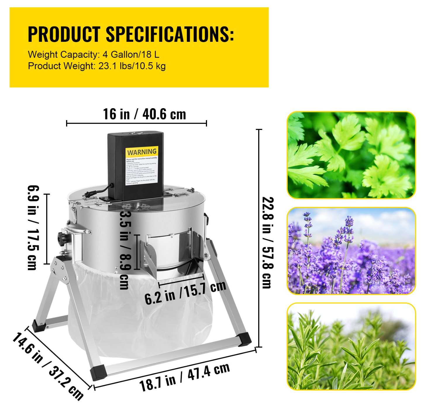 EP TRIM BOSS 16" 2-in-1 Precision Bud Trimming Machine (Wet or Dry ...