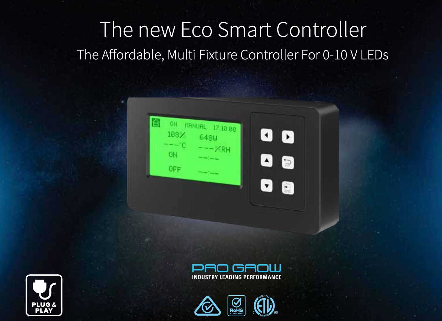 Pro Grow LED ECO Smart Controller | Compatible with 0-10V lighting ...
