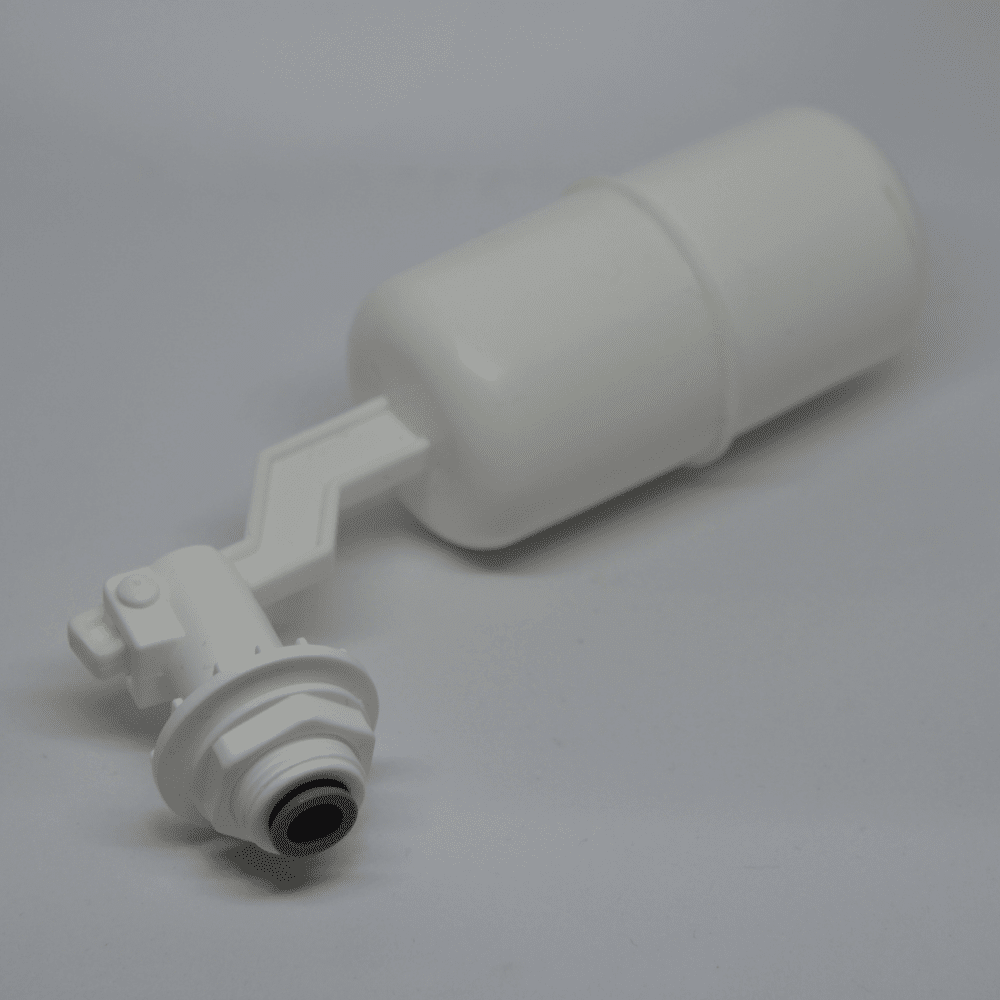 White Float Valve Assembly | Compact and Adjustable – Pakenham Hydroponics